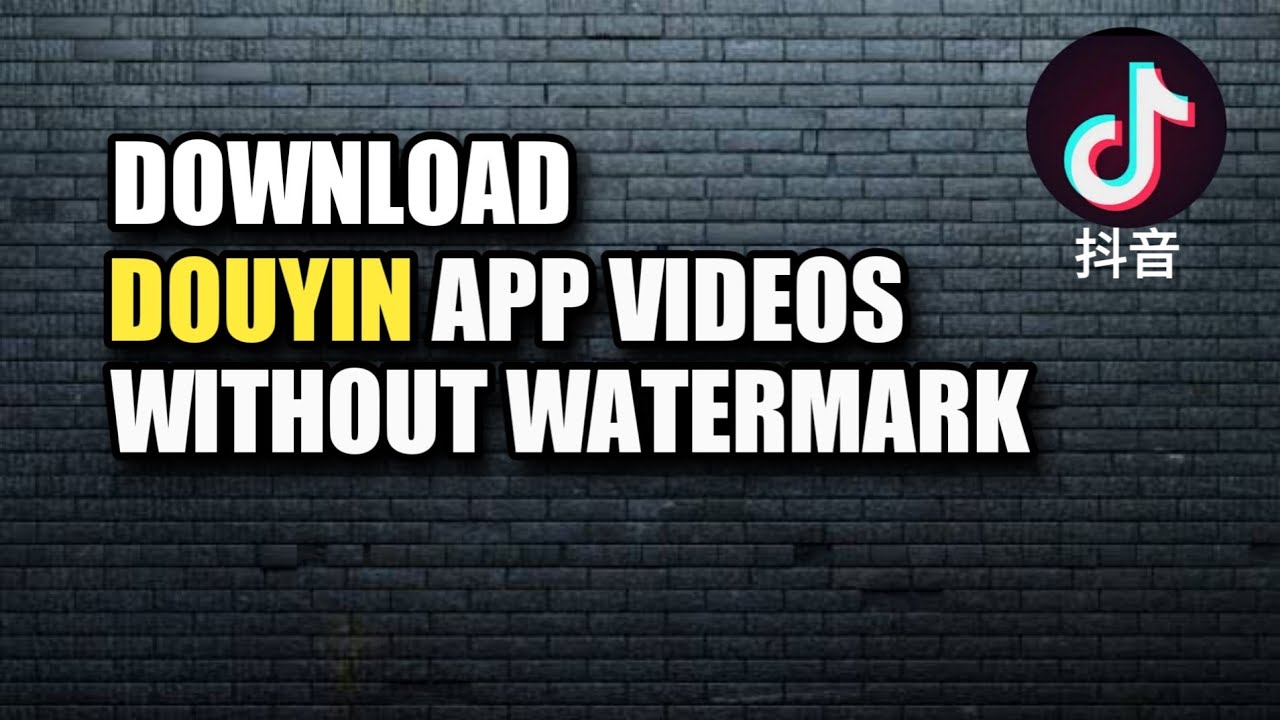 How to Download Douyin App Videos - YouTube