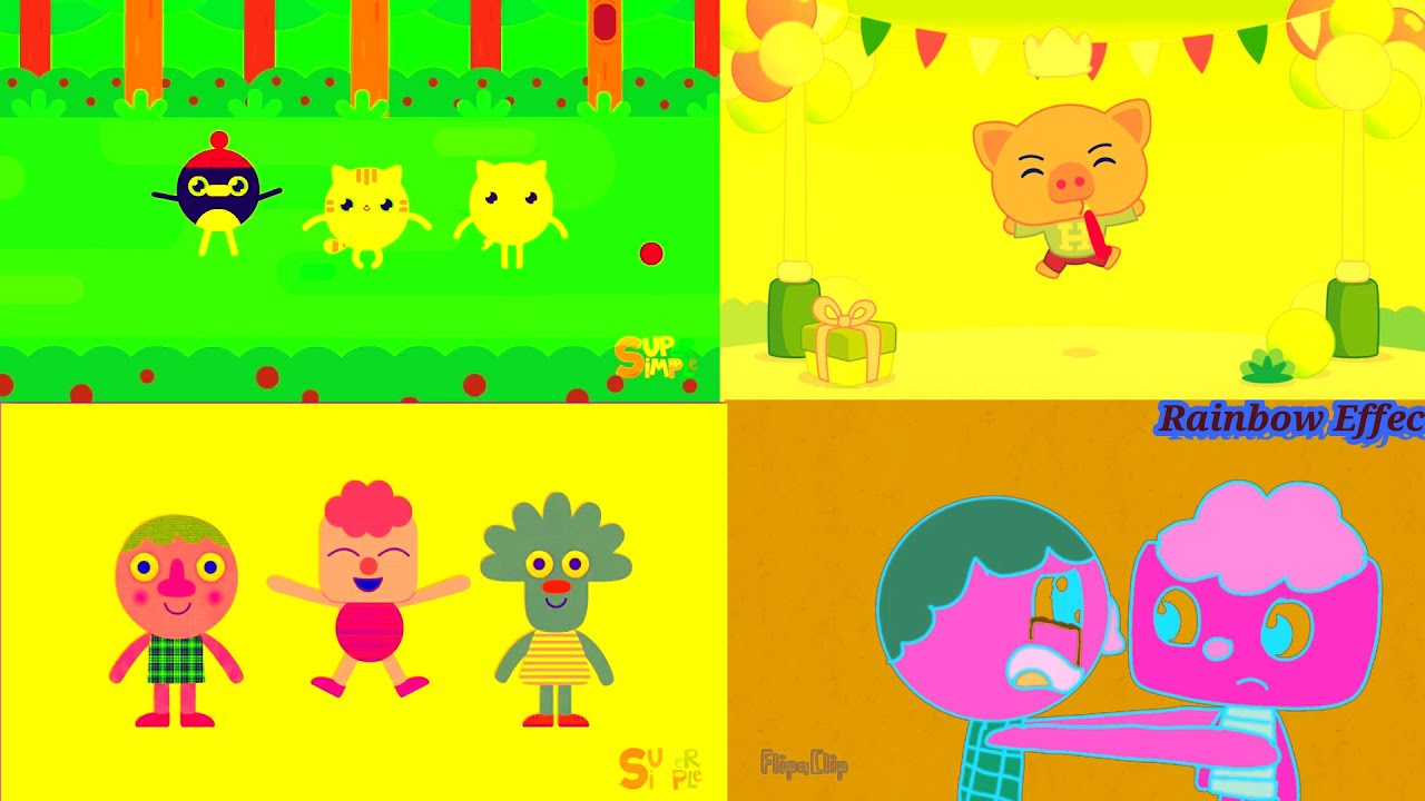 Plim Plim Jump,Me feat,Crying Noodle & pals,& Roly simple Songs Effect ...