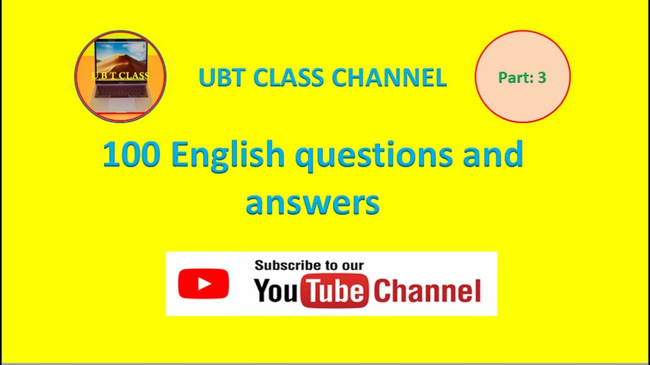 100 English Questions And Answers For Beginners Part 3 YouTube 100-english-questions-and-answers-for-beginners-part-3-youtube