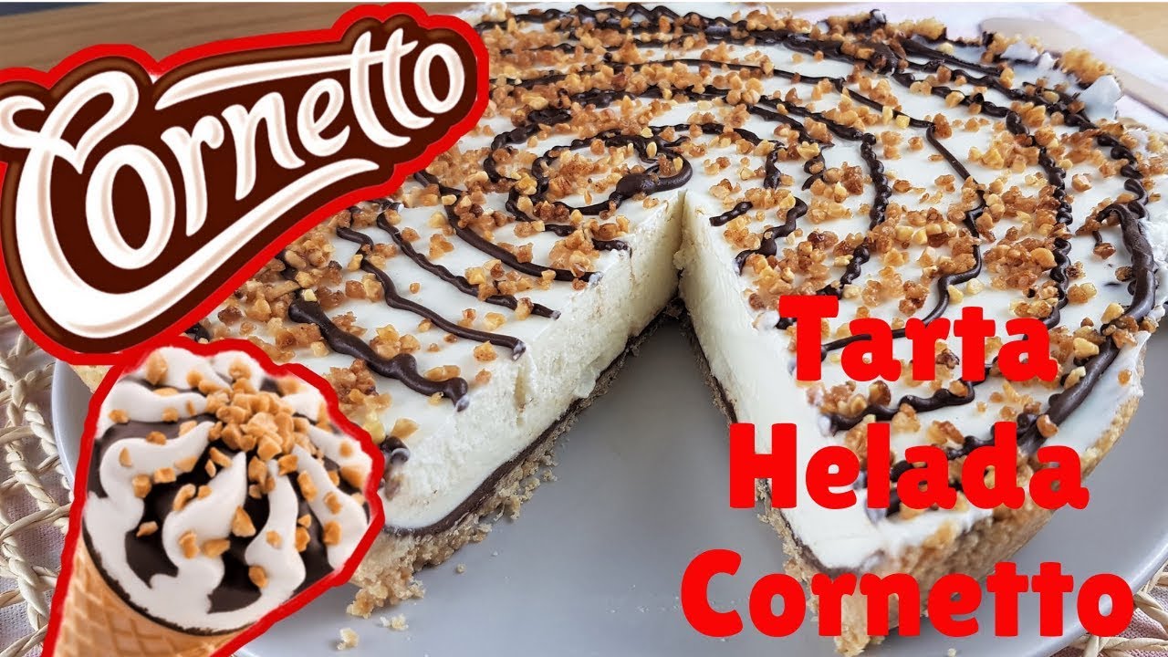 TARTA helada CORNETTO ¡¡¡Un HELADO que te sorprenderá! - YouTube