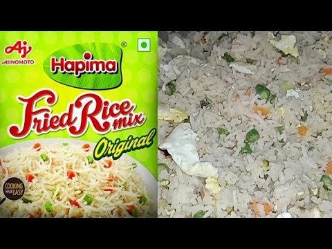 Hapima Fried Rice Mix Recipe Review in Tamil\Egg Fried Rice Mix ...