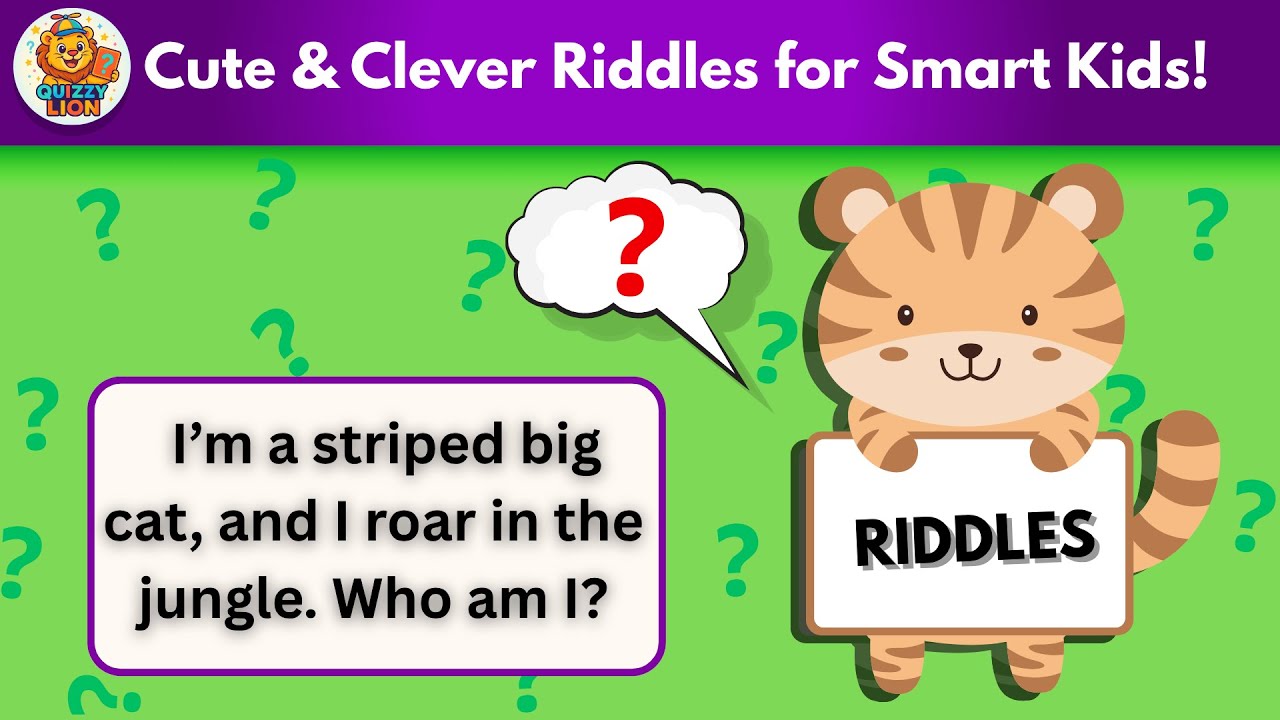 Riddles For Kids |Quiz Game For Kids | General Knowledge For Kids | 30 ...