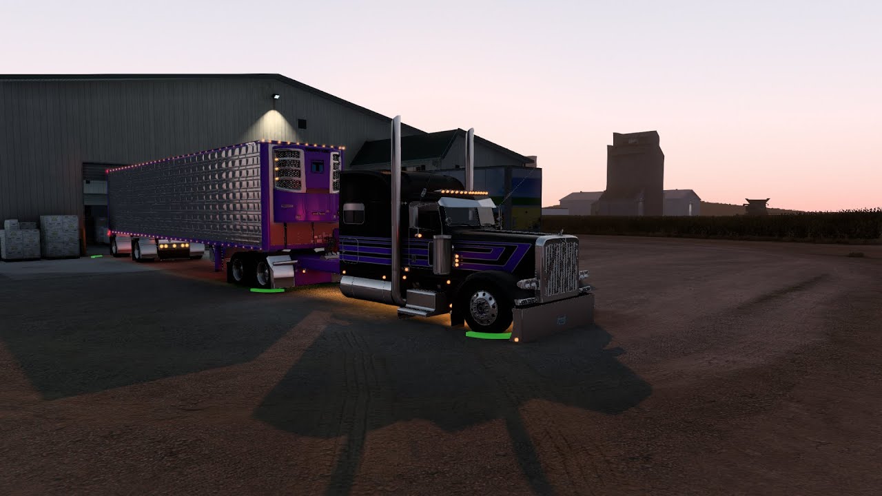(black beauty) rollin 389 with b4rts reefer with a load of potatoes in ...