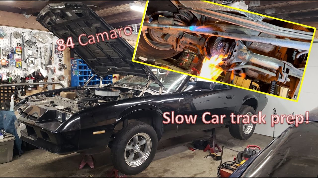 Playing with slow cars: 1984 Camaro Ep 3...Track Prep? Or will I burn ...