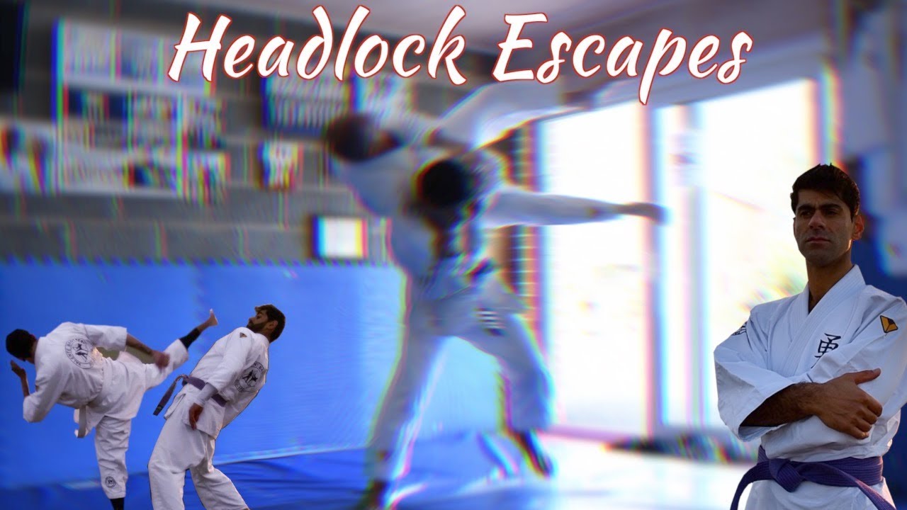 Self Defense against Headlocks - Jiu-Jitsu - Headlock Escapes - YouTube