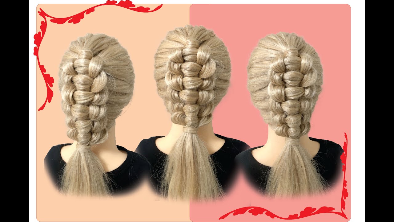 Big Zipper Braid | Simple & Easy tie back Braid | Summer hairstyle ...