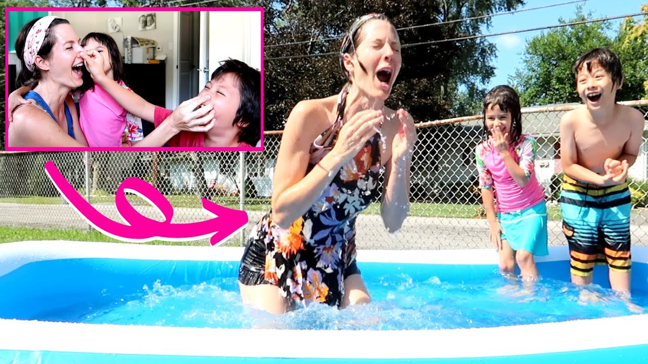 Nose Pinch Challenge - Loser Takes "Arctic Plunge" 😂 - YouTube