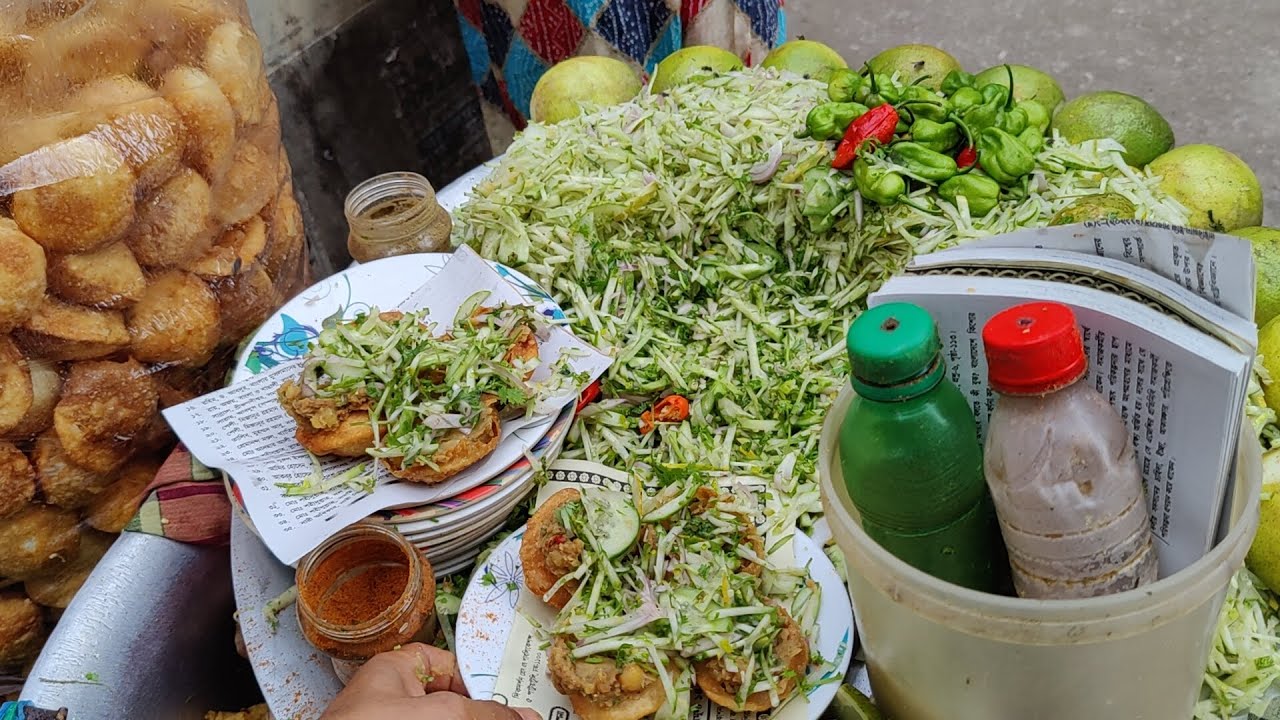 5 Taka Velpuri || Bangladeshi street food of Velpuri ||Famous Velpuri ...