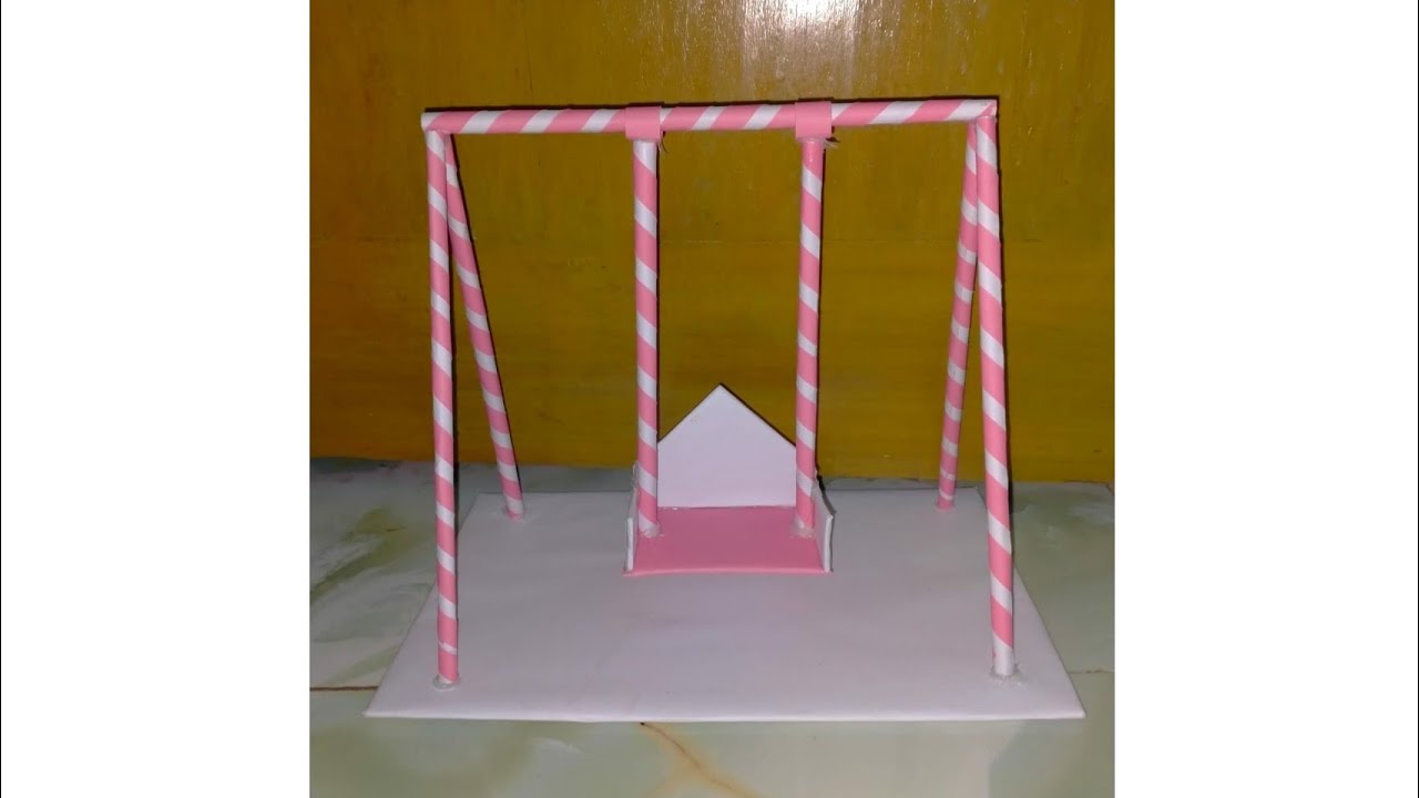 How to make a paper swing | Paper Crafts | Easy Crafts - YouTube