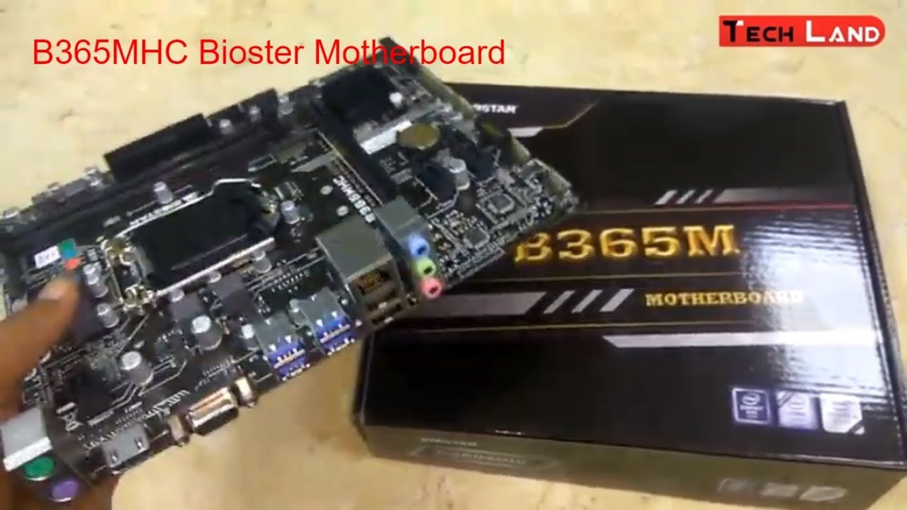 B365MHC Bioster Motherboard M 2 Supported Unboxing | Tech Land - YouTube