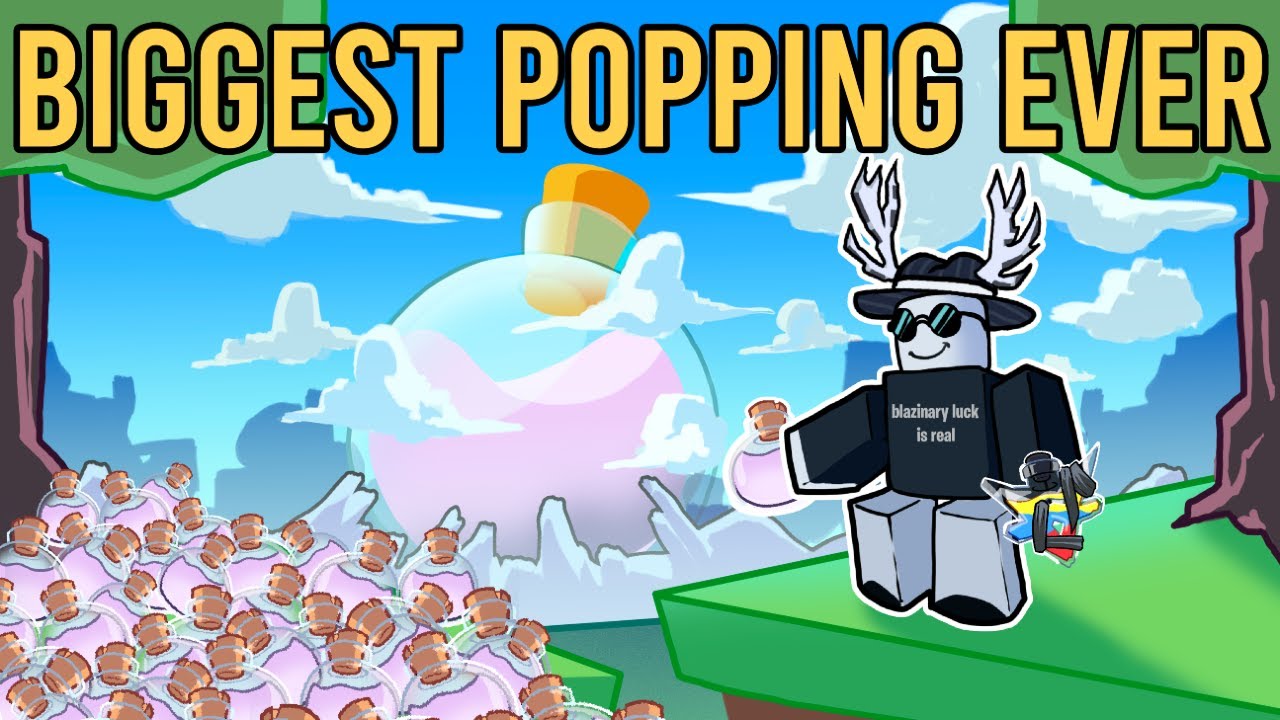 THE BIGGEST POTION POPPING IN SOL'S RNG HISTORY (2X LUCK WITH 1,000 ...