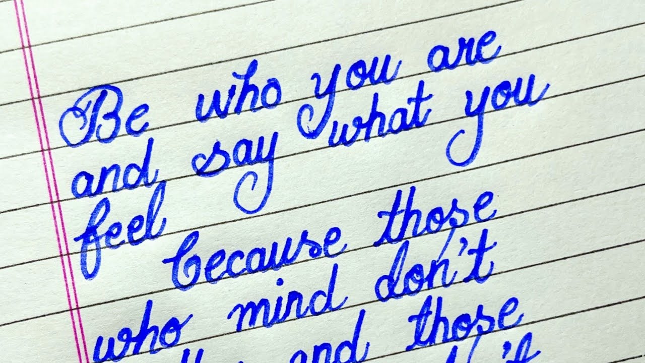 Calligraphy writing || Beautiful calligraphy handwriting || Amazing ...