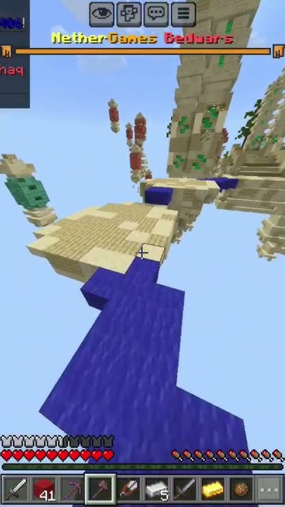 nethergames bedwars gameplay #nethergames #shorts - YouTube