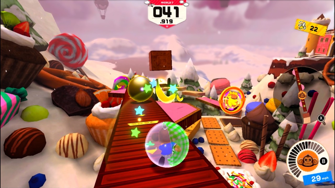 World 7: CANDY CASTLE - ALL LEVELS | Super Monkey Ball Banana Rumble ...