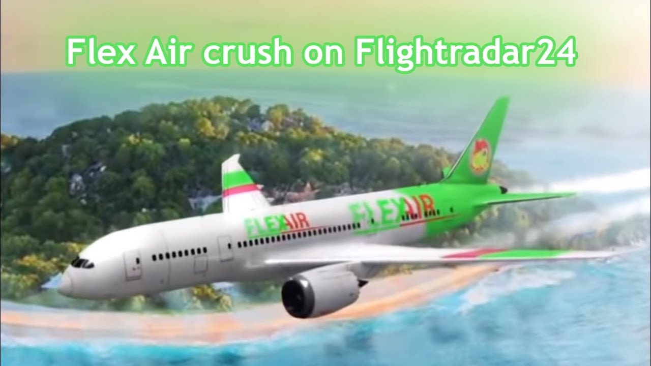 Я нашёл крушение рейса Flex Air на Flightradar24 | I found Flex Air ...