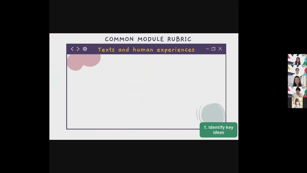 GXe HSC English - The Common Module Rubric - YouTube