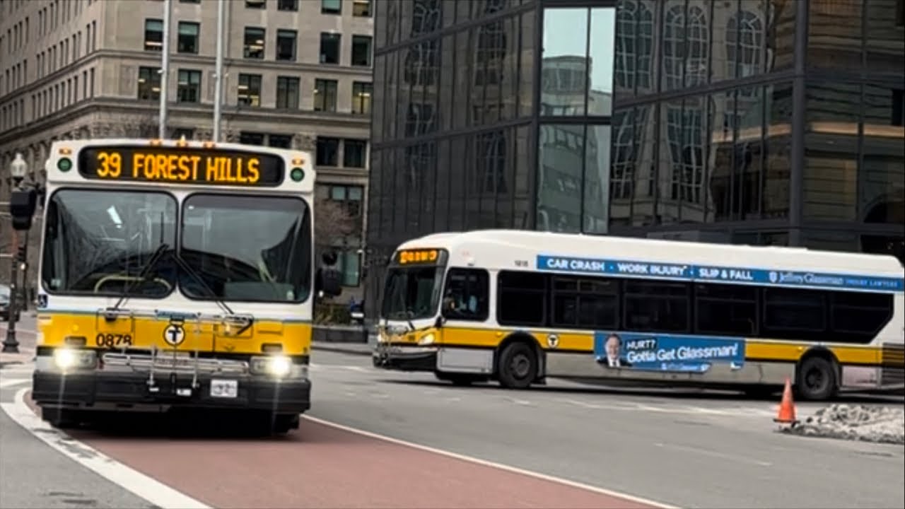 D40LF Returns to the 39 (MBTA Route 39 Ride) - YouTube