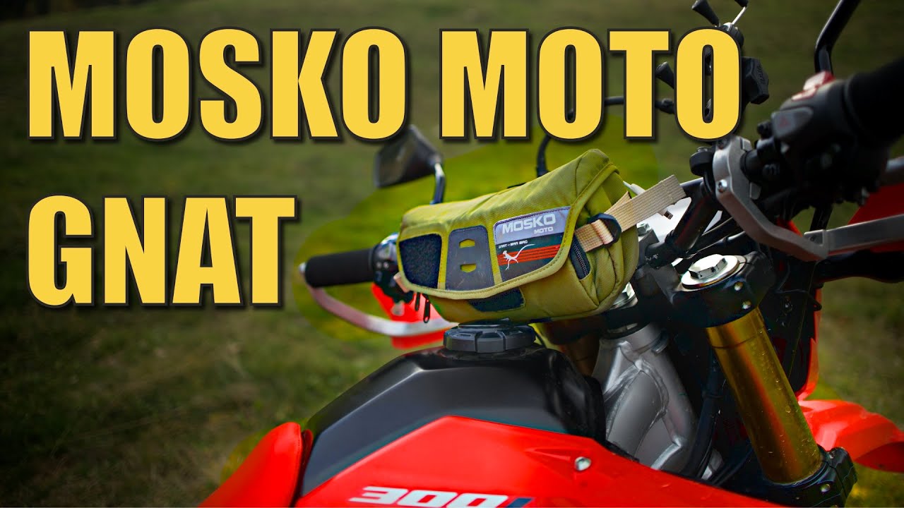 REVIEW MOSKO MOTO GNAT HANDLEBAR BAG - YouTube