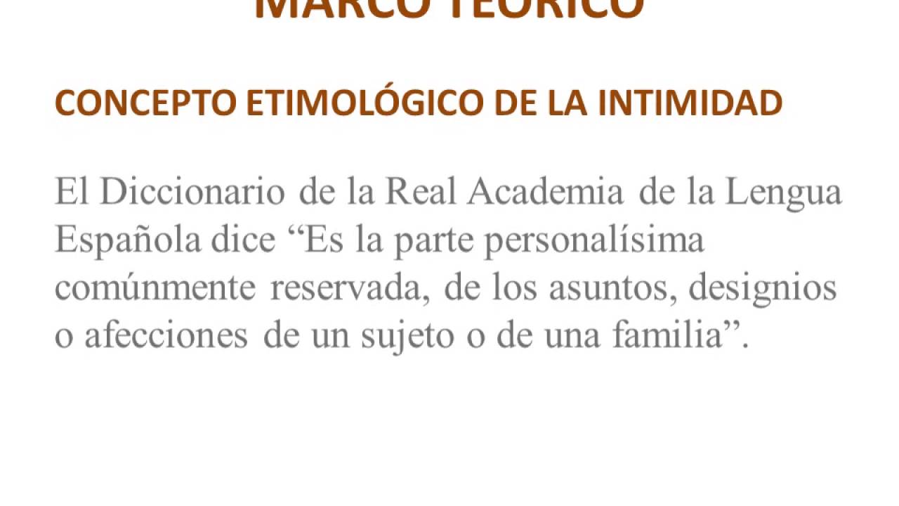 Presentacion de derecho a la intimidad personal y familiar - YouTube