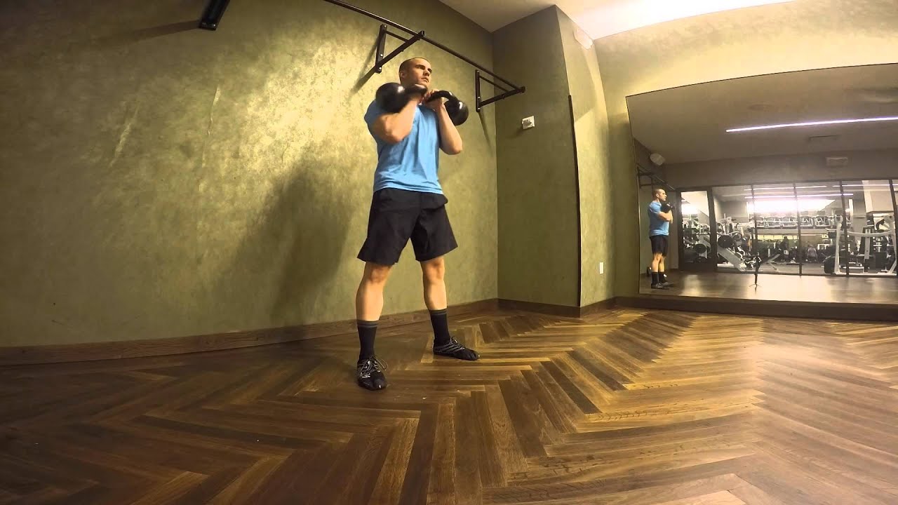 Kettlebell Double Arm Clean - YouTube