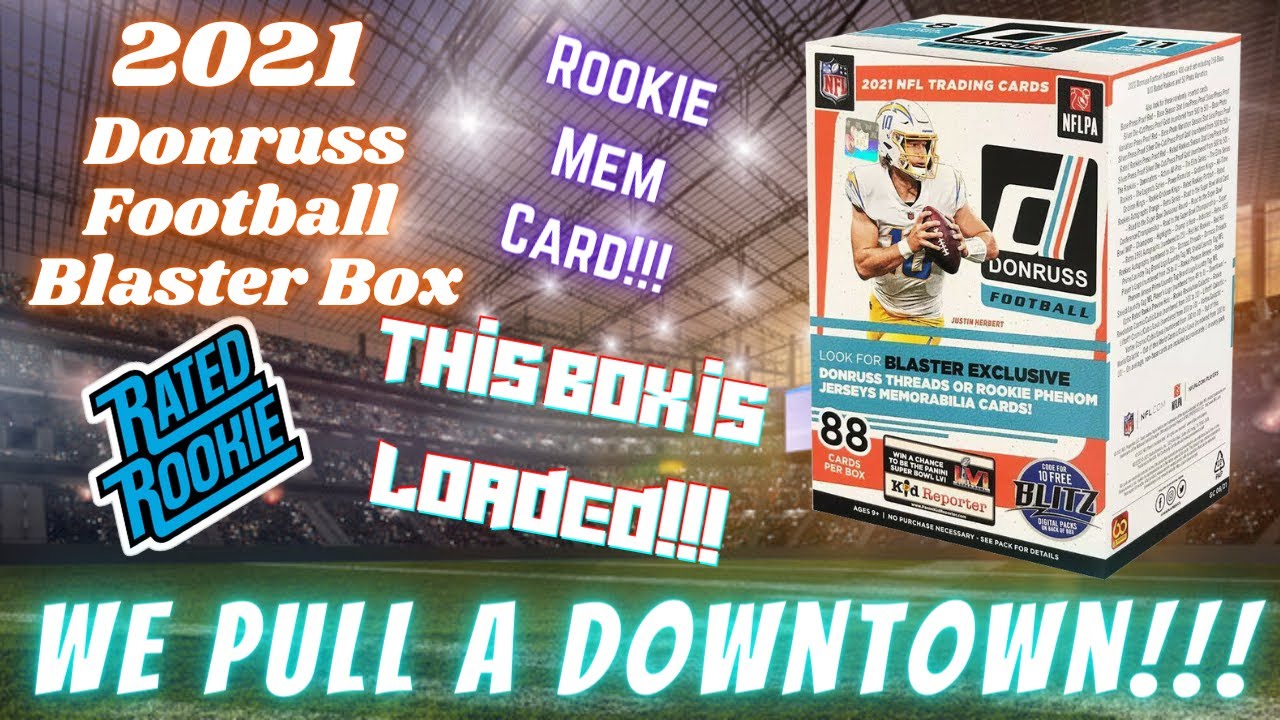 Best Box I Ever Opened💥Huge Downtown Pull💥'21 Donruss Football Blaster ...