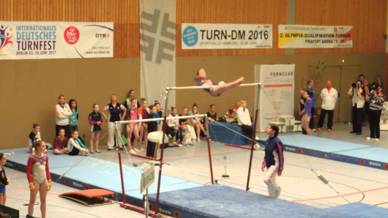 Zoé Meißner - AK 12 Barren Finale - DJM Heidelberg 2016 - YouTube