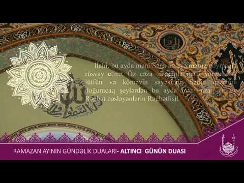 Ramazan ayının 6-cı gününün iftar duası