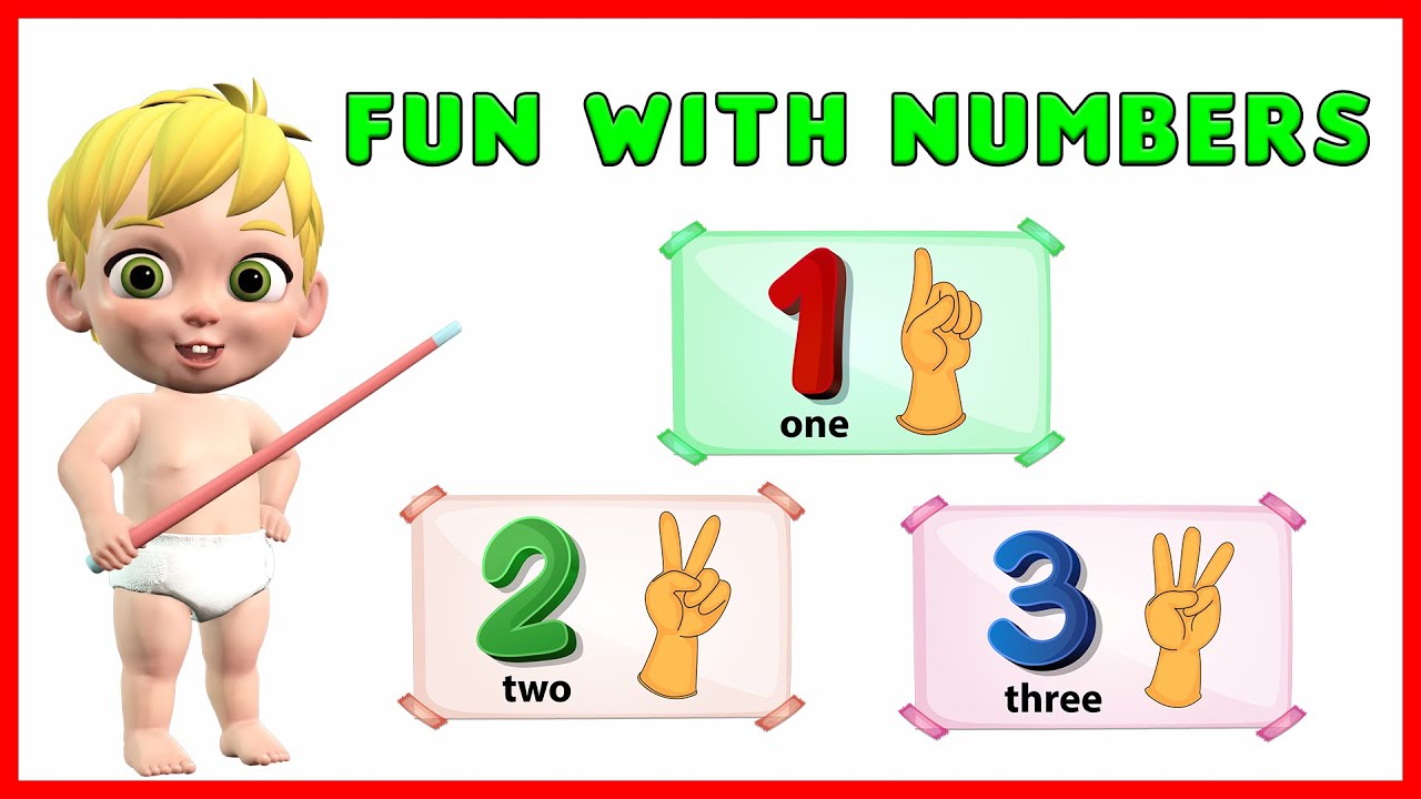 Learn 123 Numbers with Balls for Preschool & Kindergarten Children ...