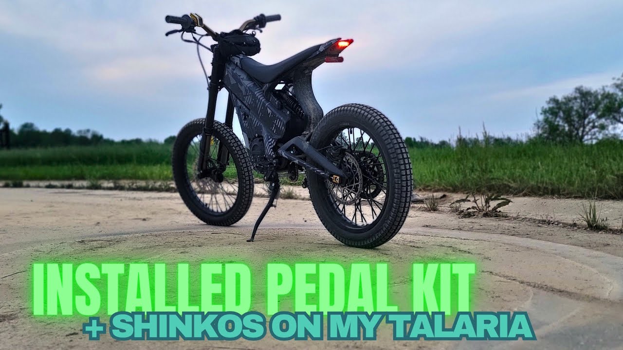 Talaria Triple X With New Luna Pedals & Shinko 241's - Lets GO! - YouTube