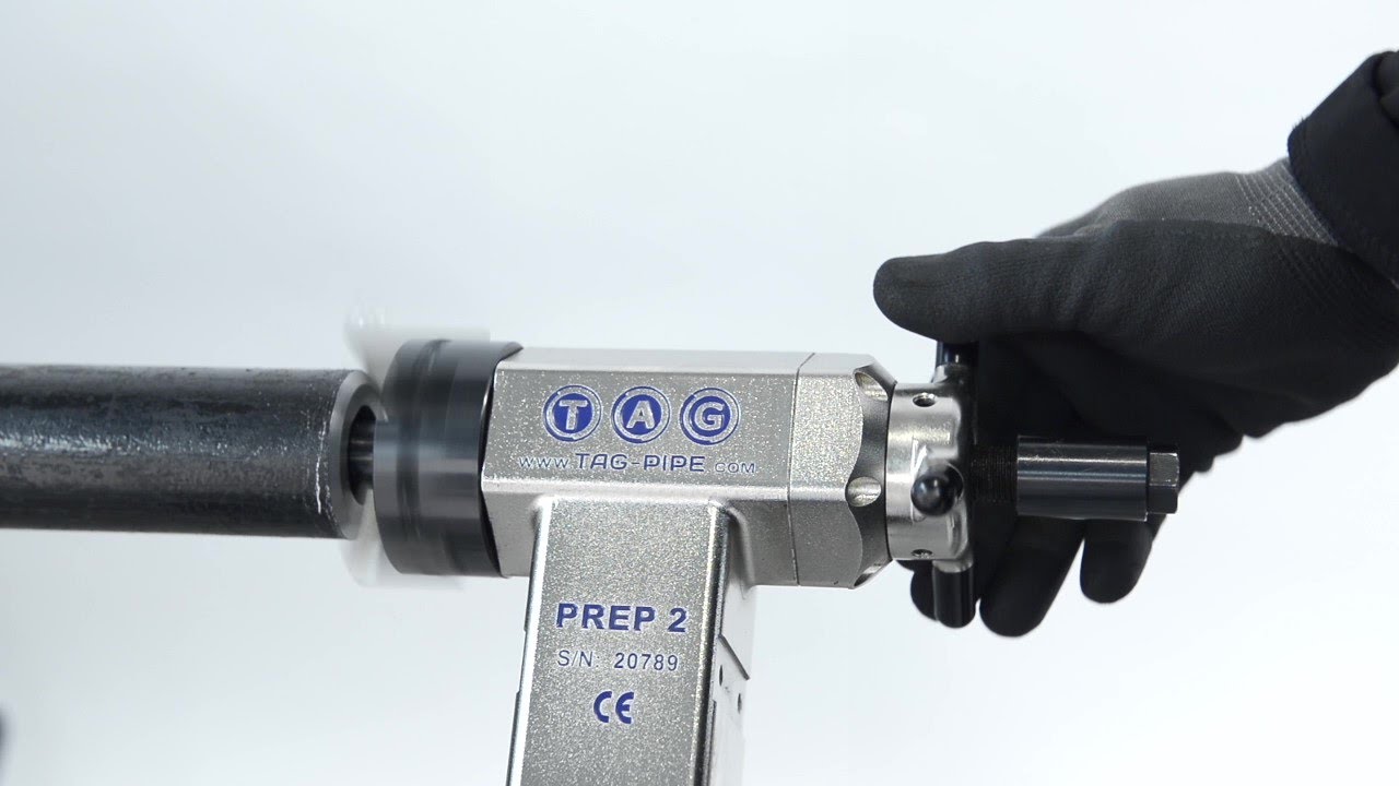 TAG PREP 2 Portable Pipe Bevelling Machine 0.5 - 1.5" (NEW 2021 VERSION ...