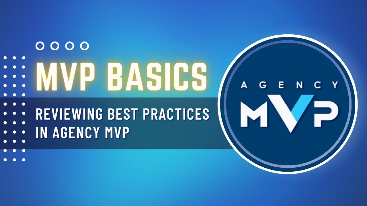 How To Use The Agency MVP Software - YouTube