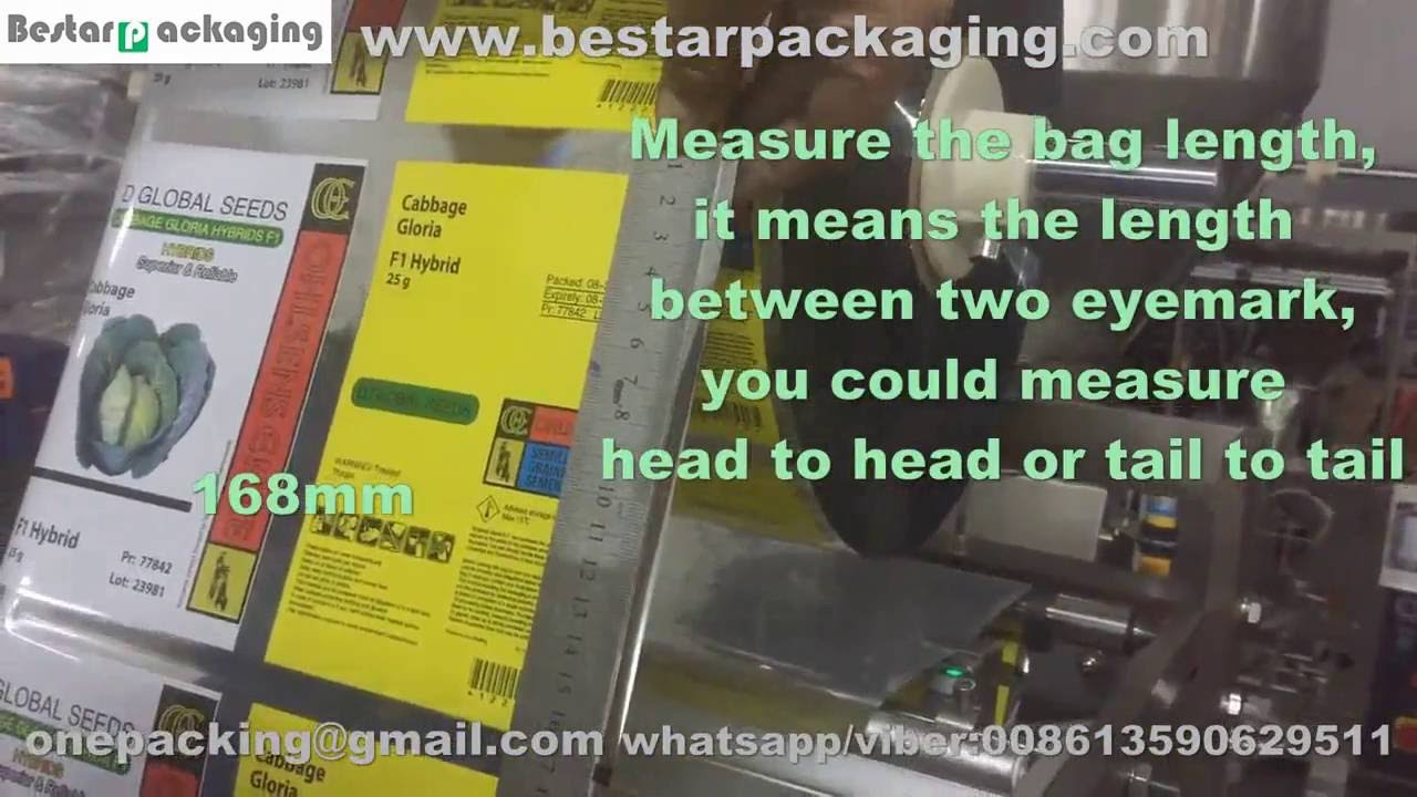 How to adjust eye sensor operate in vertical packaging machine,how to ...