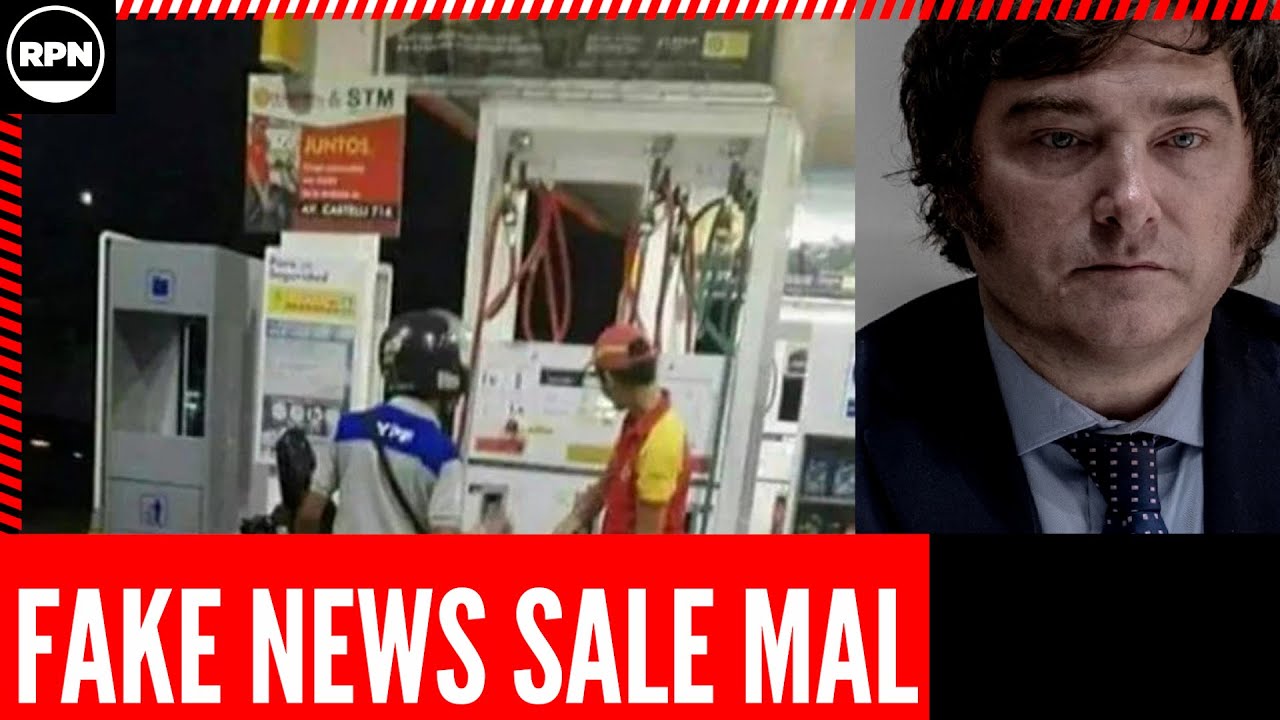 ¡MENTIRA SALE MUY MAL! Un PLAYERO de SHELL cruzó a MILEI por compartir ...