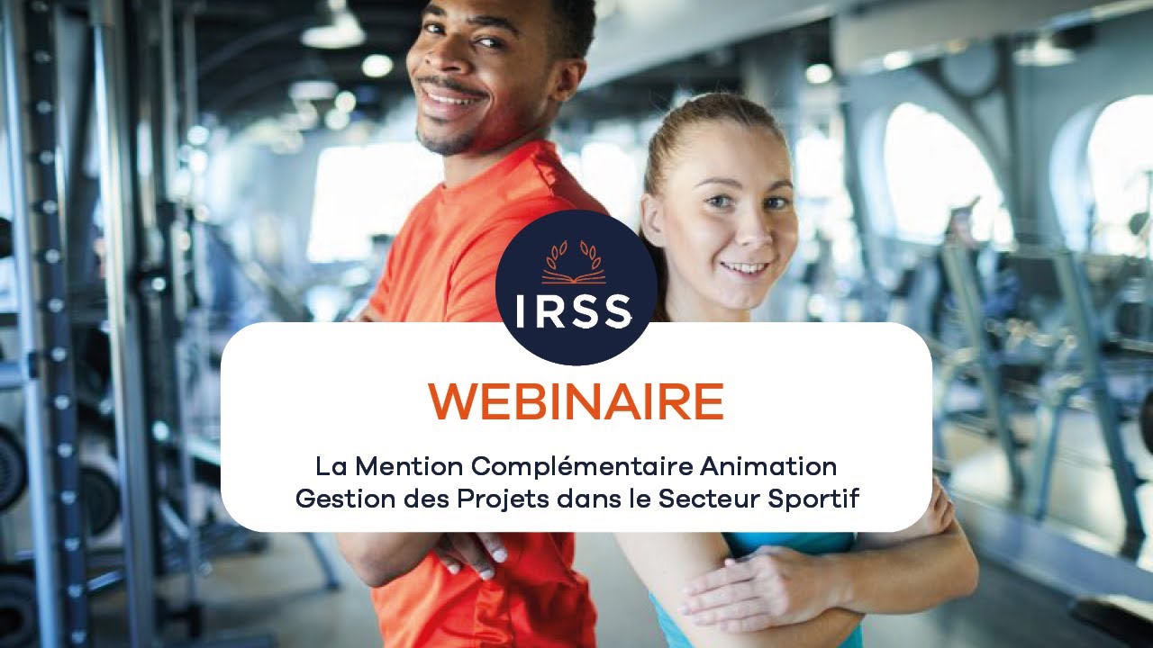 Webinaire | Devenir Animateur Gestion dans le Secteur Sportif - YouTube
