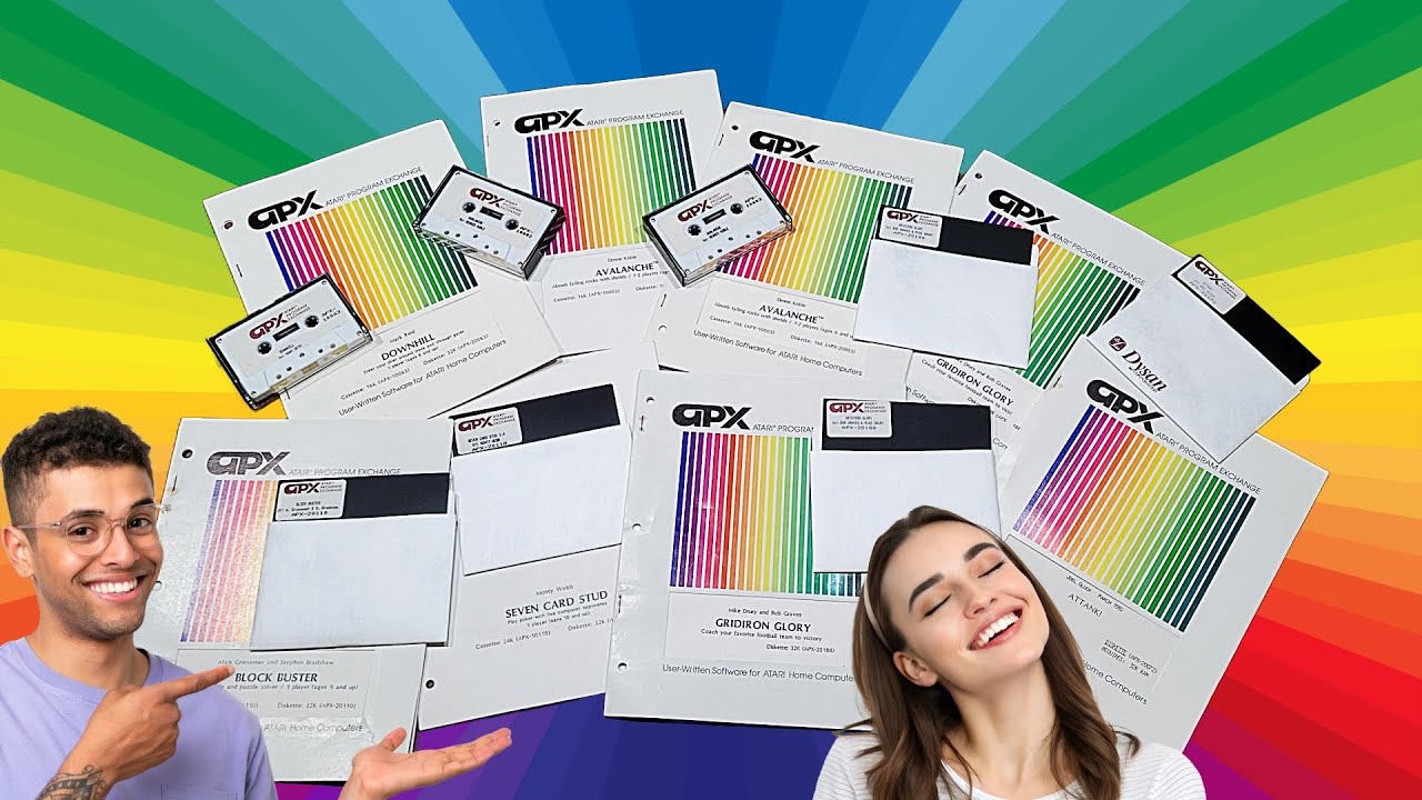 (Circa 1982) APX Atari Program Exchange Assortment of 8 Software ...