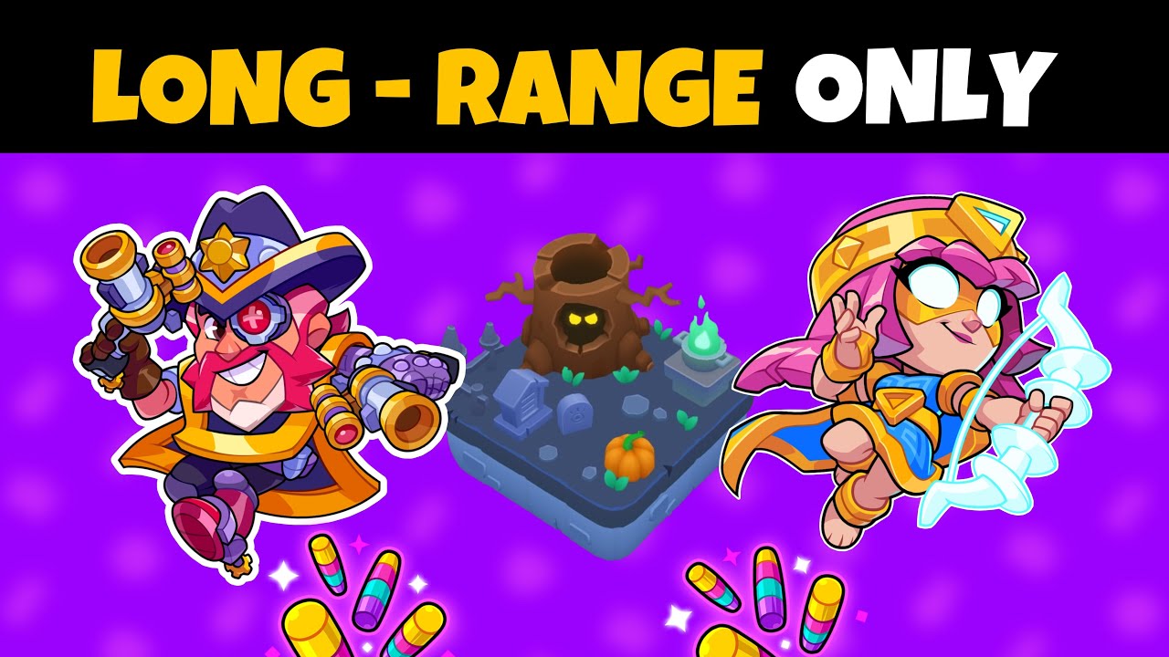 Using only LONG - RANGE Characters in Squad Busters | Spooky World 🗺️ ...