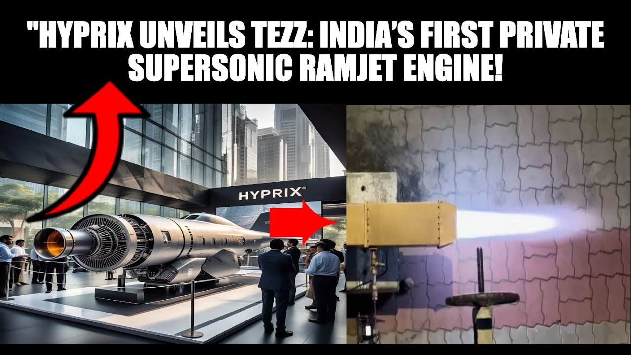 "Hyprix Unveils Tezz: India’s First Private Supersonic Ramjet Engine! 🚀 "#jaimahakaal#Hyprix # ...