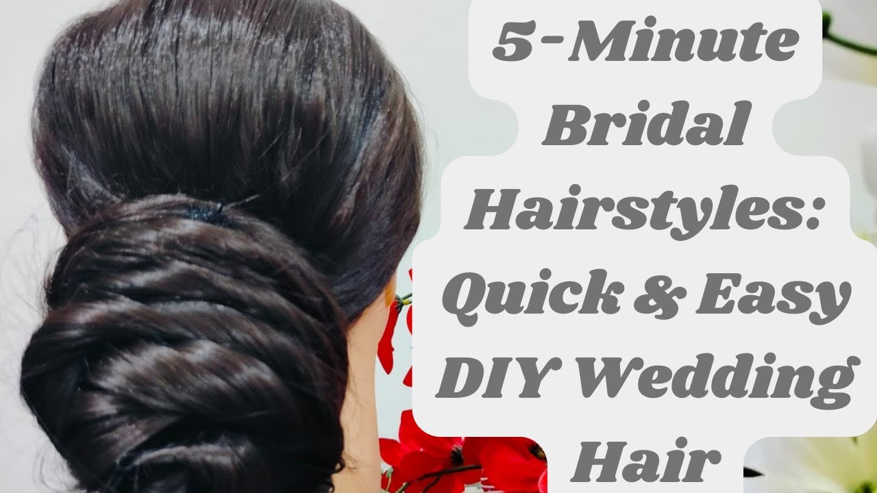 5-Minute Bridal Hairstyles: Quick & Easy DIY Wedding Hair - YouTube