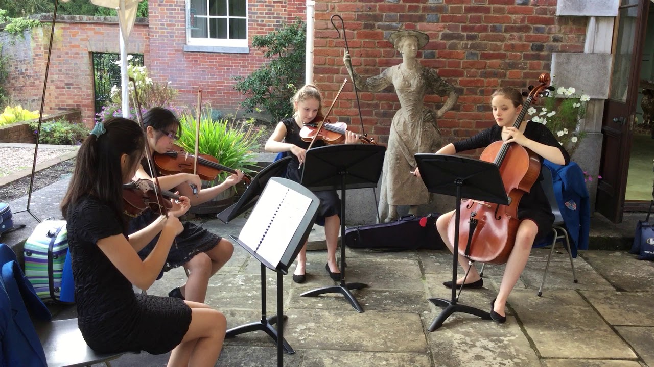 Student String Quartet perform for Bradbury House - video 2 - YouTube