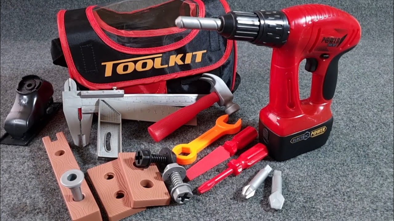 12:30 Minutes Satisfying with Unboxing | Tool kit play set | ASMR - YouTube