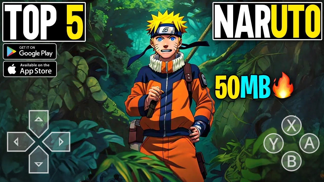 Top 5 Naruto Games For Android & iOS (Under 50MB) - YouTube