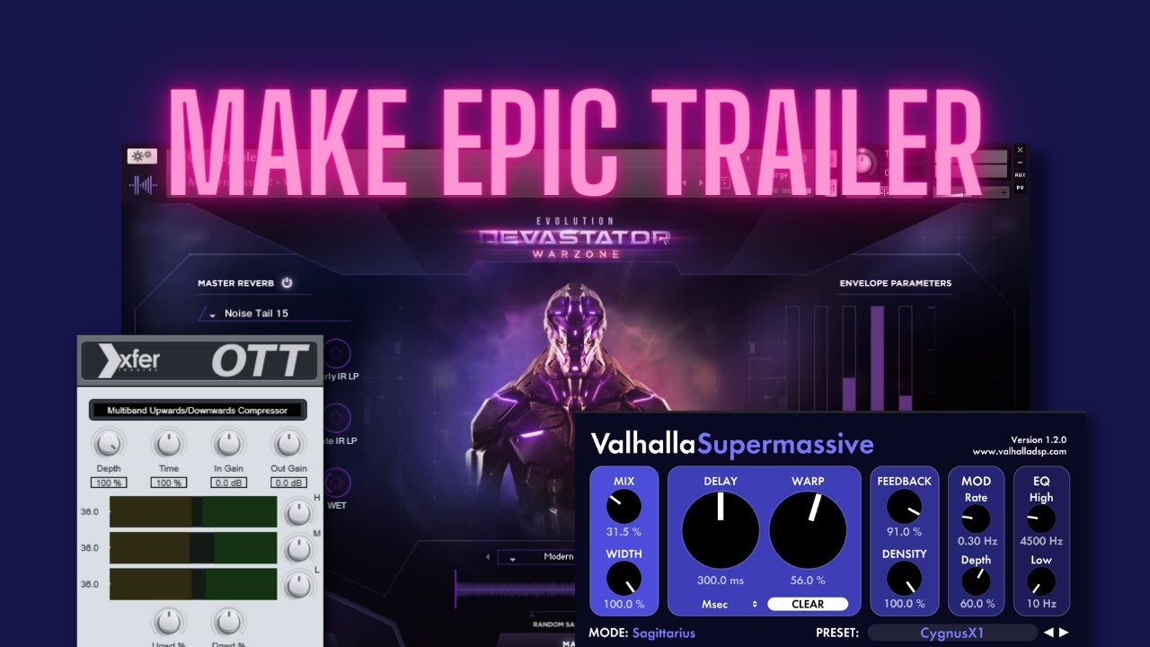 How to produce EPIC TRAILER MUSIC | Track Breakdown ft. Fuzzeke | Epic ...