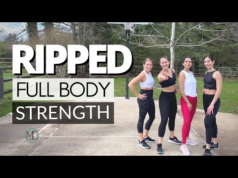 Full Body Strength Workout | Muscle Sculpting | Power Music RIP