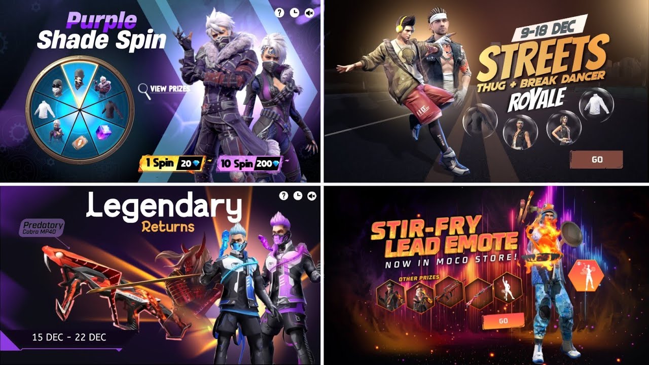 Finally COBRA BUNDLE & PURPLE SHADE BUNDLE RETURN🤯🔥| BREAK DANCER ...
