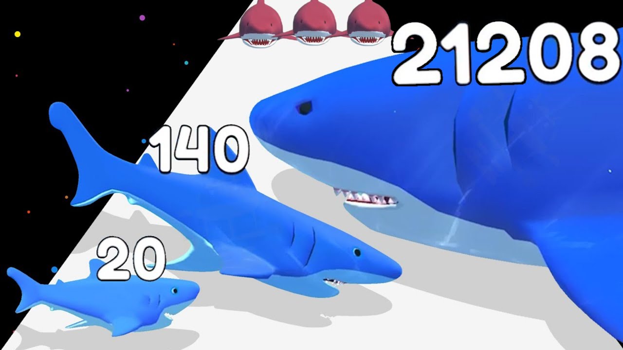 Shark Evolution 3D Run - Level Up Shark ASMR GAMEPLAY #asmrgameplay #levelup #satisfyingasmr ...