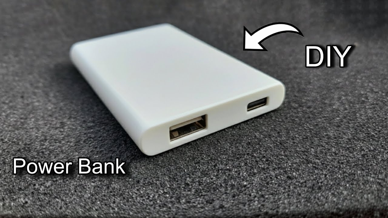DIY Ultra Slim Power Bank || How to Make Pocket Power Bank || DIY Power ...