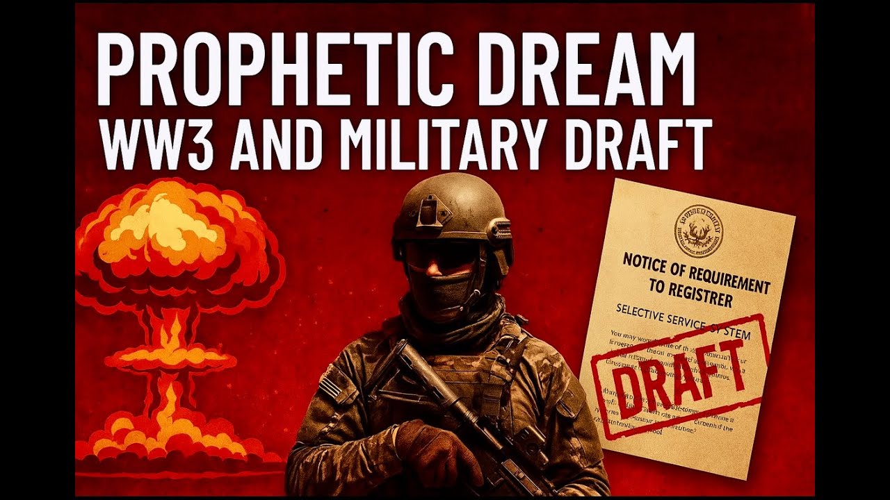 PROPHETIC DREAM MILITARY DRAFT COMING, WW3 COMING, AS ISRAEL THREATENED ...