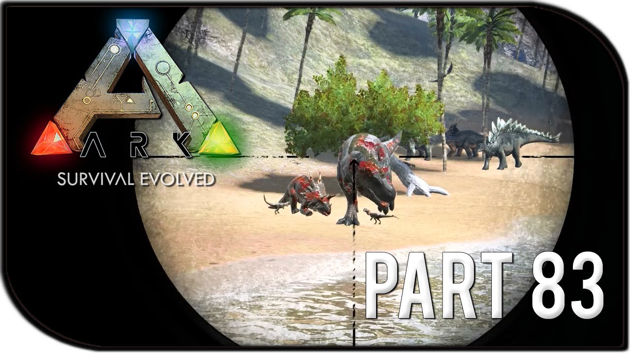 ARK: Survival Evolved Gameplay Part 83 - "NEW UPDATE, ALPHA T-REX HUNTING!" - YouTube