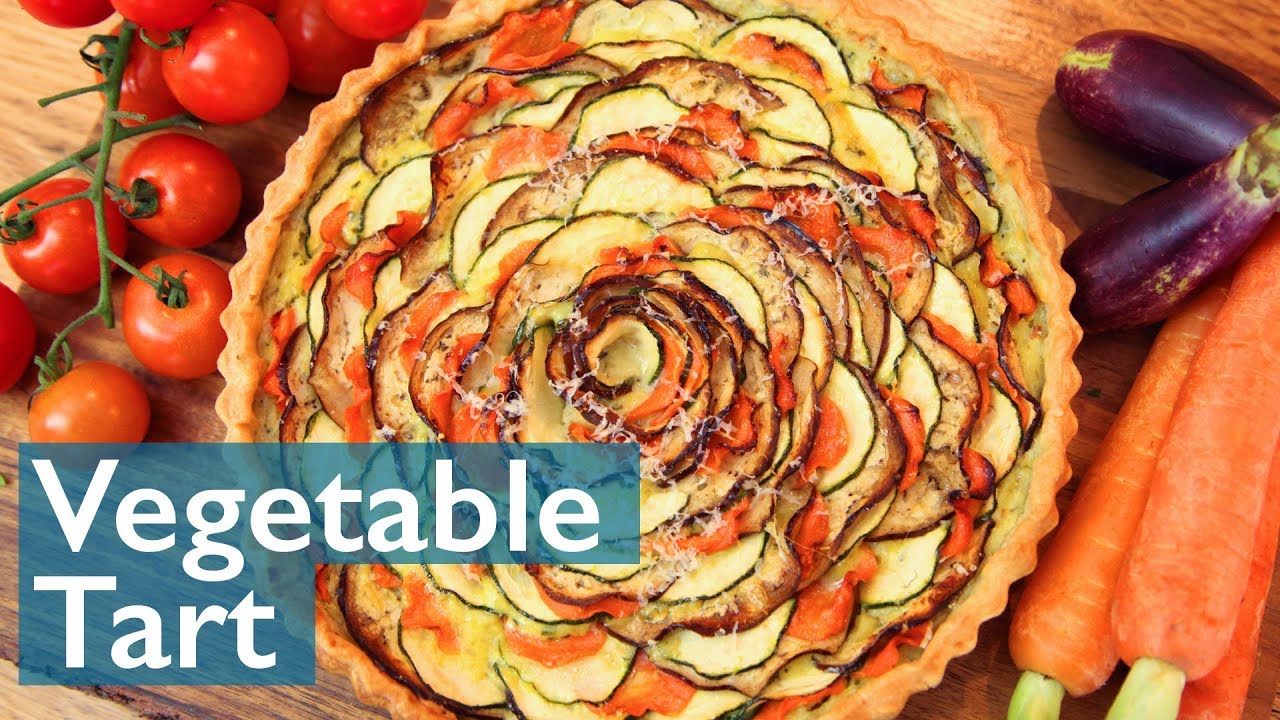How to make a Vegetable Flower Tart | #vegetabletart #pieart #foodart ...