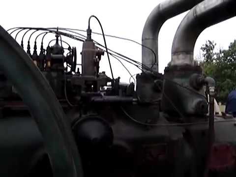 Cooper Bessemer GAW Diesel Startup - YouTube